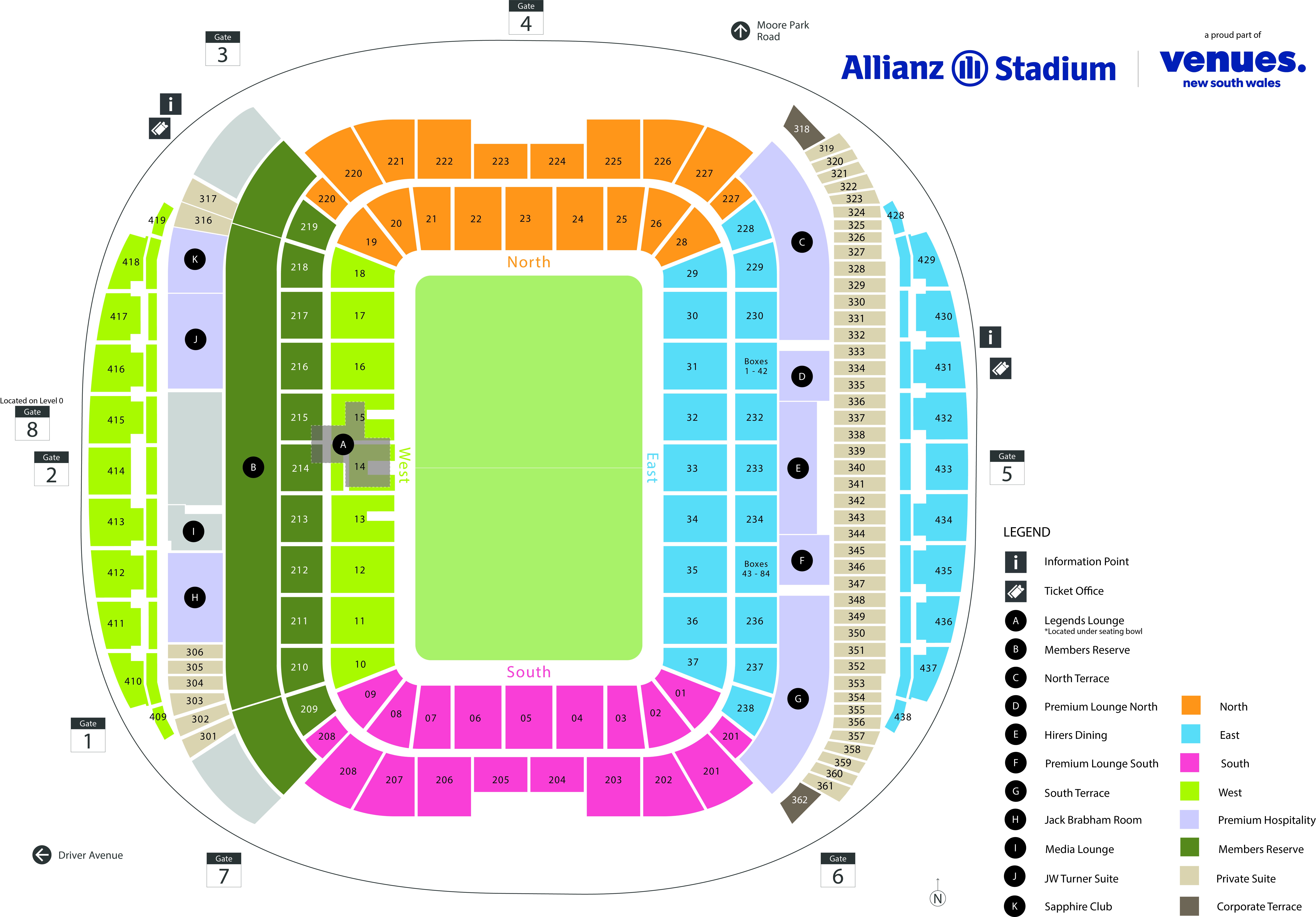 Seating Plan | Allianz Stadium